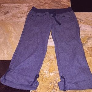 BeBop | Pants & Jumpsuits | Bebop Drawstring Wide Ramiecottonspandex ...